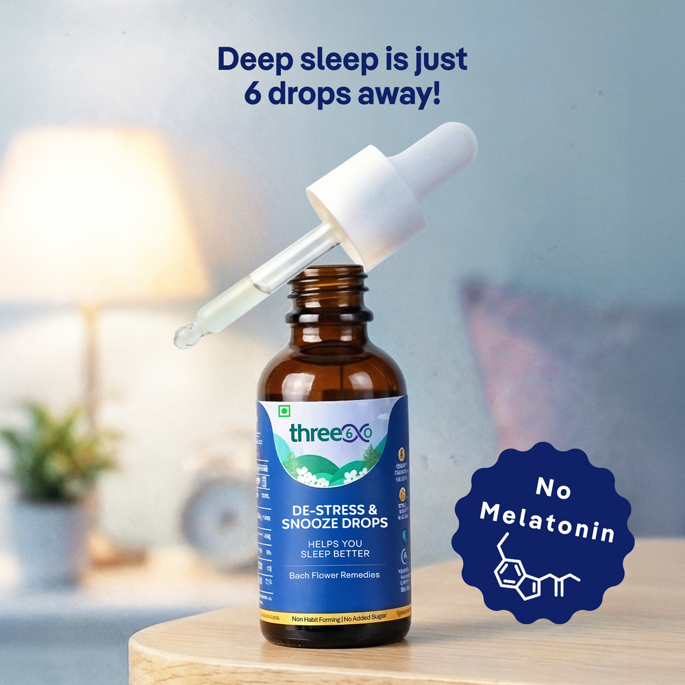 Sleep Deeper with three60 De-Stress & Snooze Oral Drops – Three60wellness