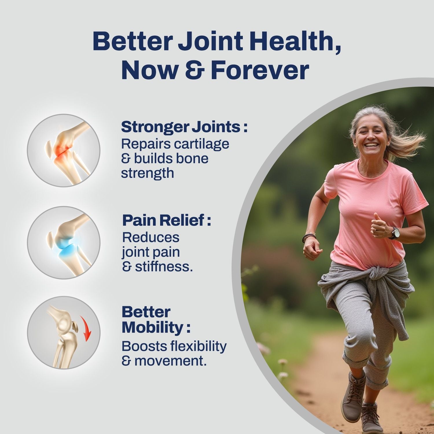 Daily Joint Care & Protect + Pain Relief & Joint Mobility - Combo Pack ...